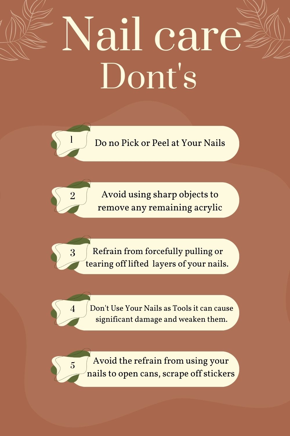 How To Take Care Of Nails After Removing Acrylics